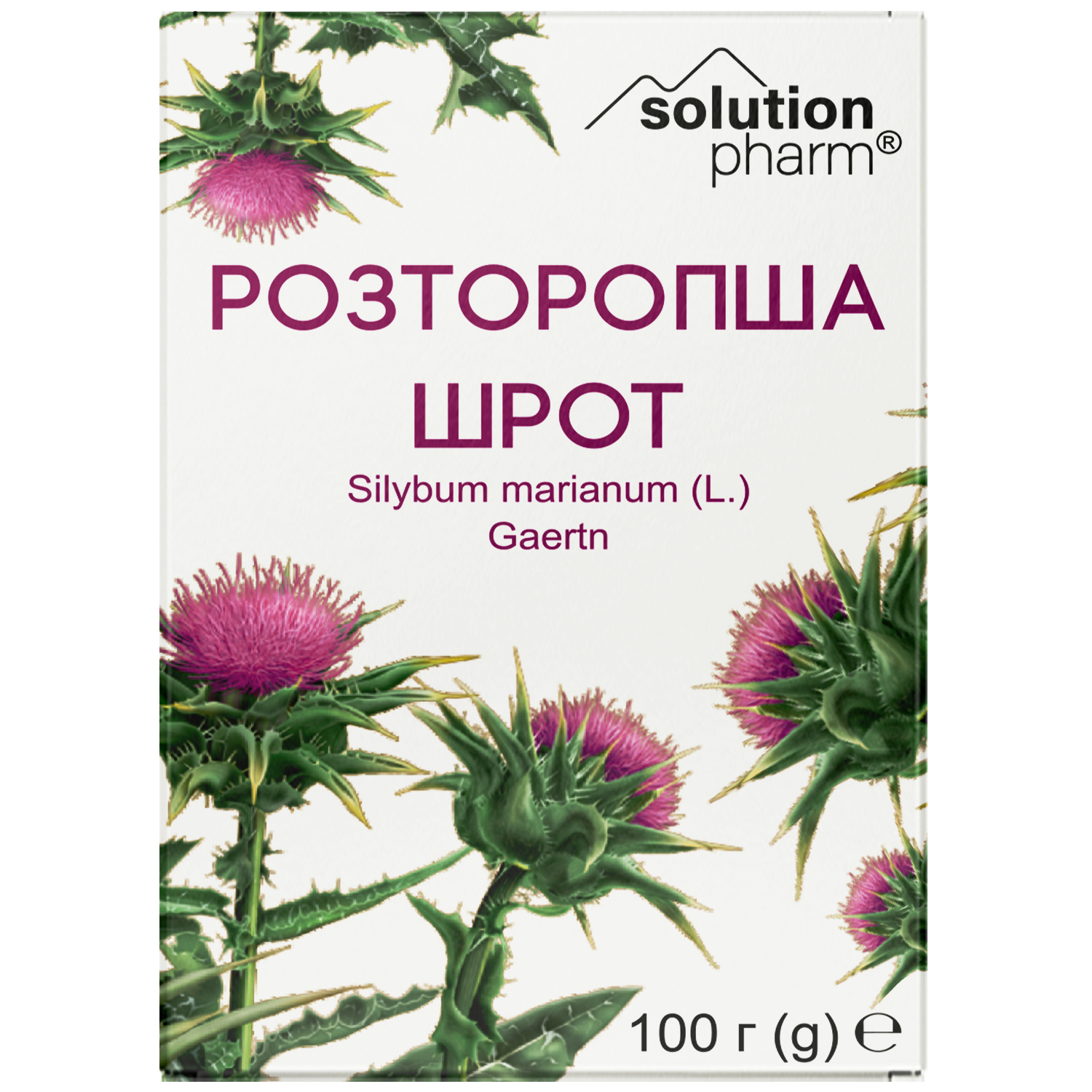 Расторопша шрот 100 г Solution Pharm (4820025742633) Фармаком (Украина) - Купить SOLUTION PHARM ...